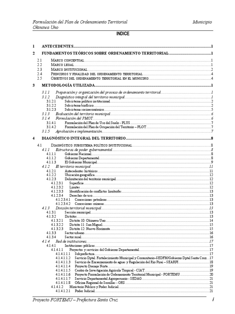 PMOT Ok1 | PDF | Hidrología | Bolivia