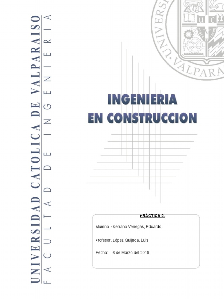 Informe de Práctica 1 | PDF | Presupuesto | Ingeniero civil