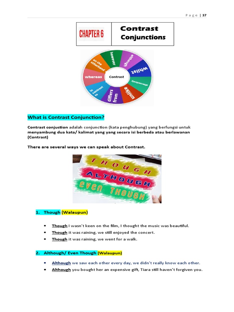 Contrast Conjunction | PDF