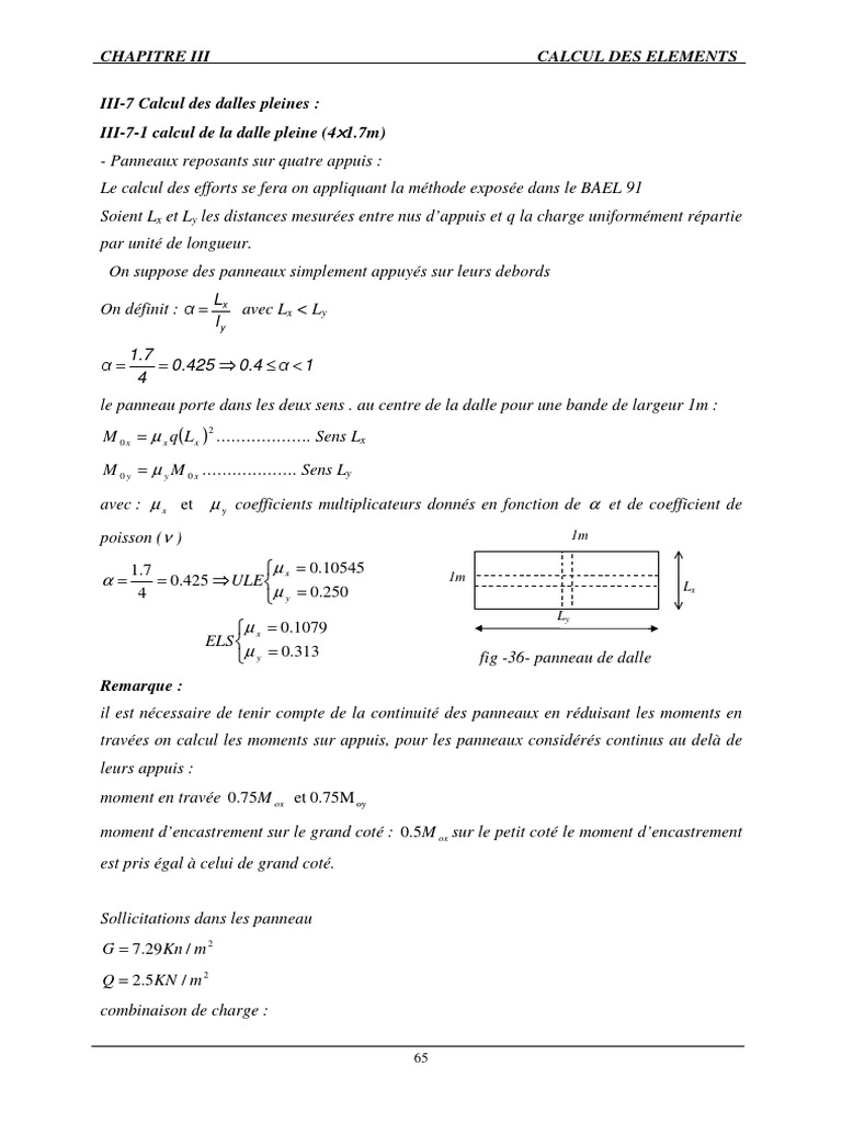 Calcul Des Dalles | PDF | Génie du bâtiment | Ingénierie civile