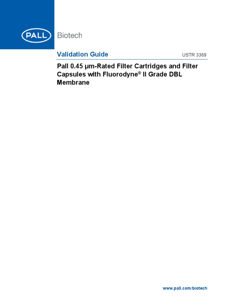 USTR3369 Fluorodyne II DBL Capsules Cartridges VG EN | PDF | Flow ...