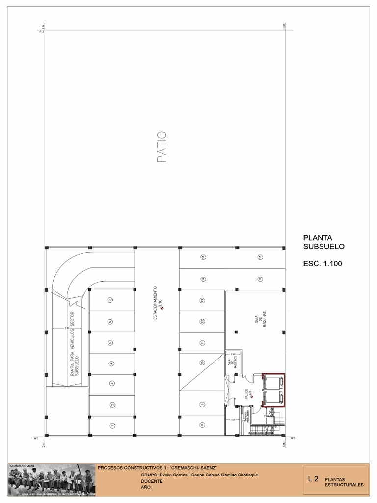 Planta Subsuelo: Procesos Constructivos | PDF