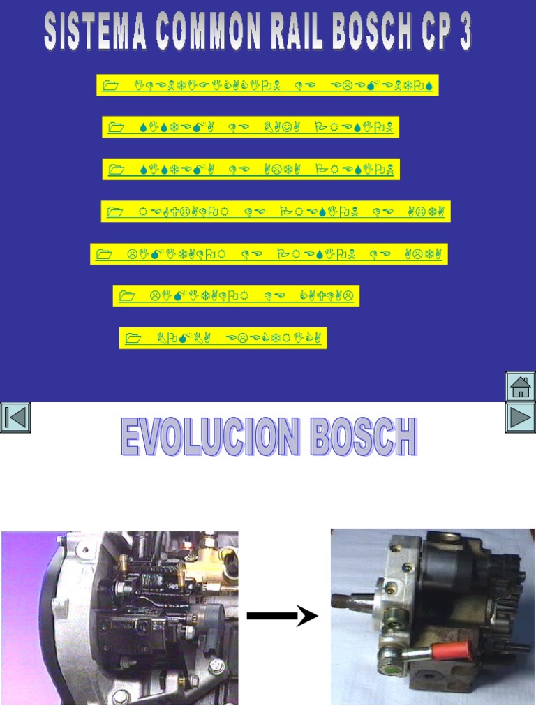 Bosch cp3 Comun Riel | PDF