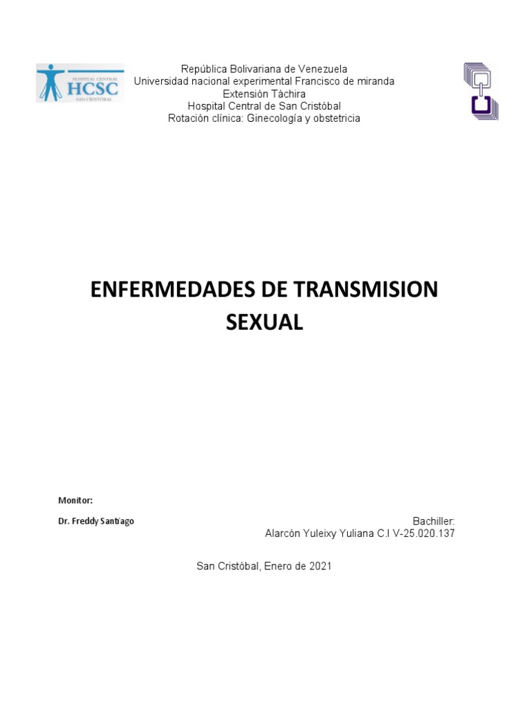 Enfermedades de Transmision Sexual | PDF | Infección transmitida sexualmente | VIH