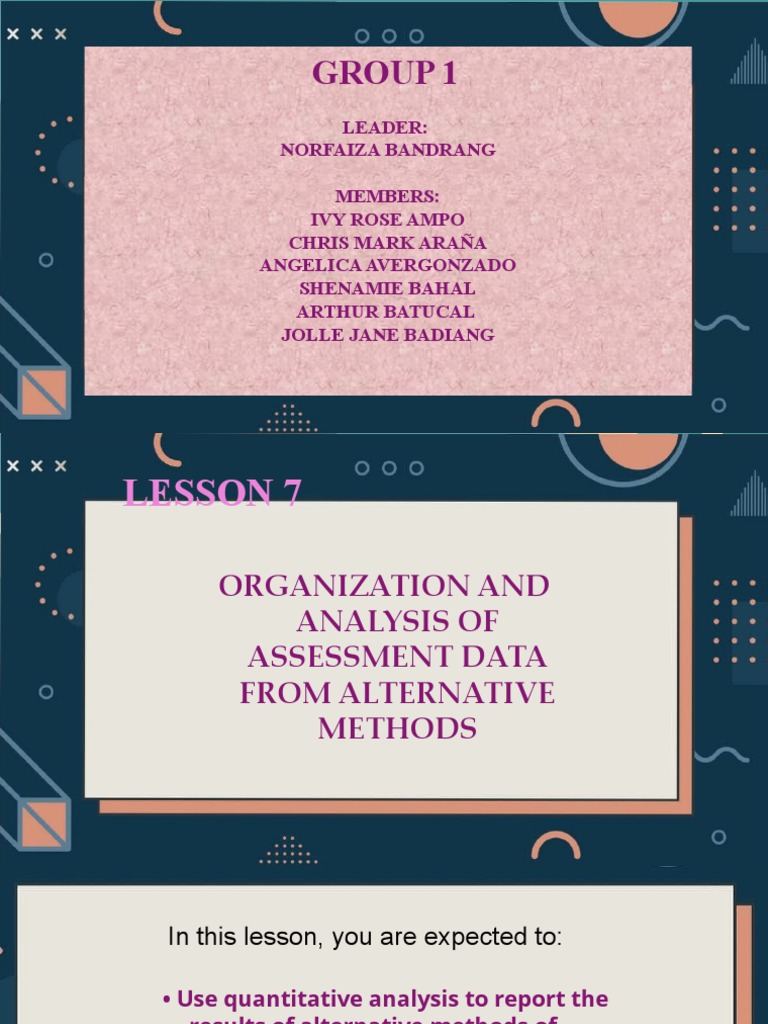 Group 1 Report | Download Free PDF | Rubric (Academic) | Learning