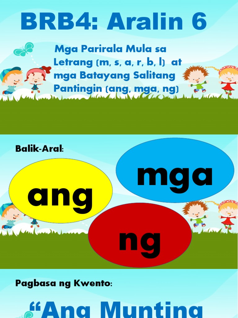 BRB4-Grade1-Aralin 6 | PDF