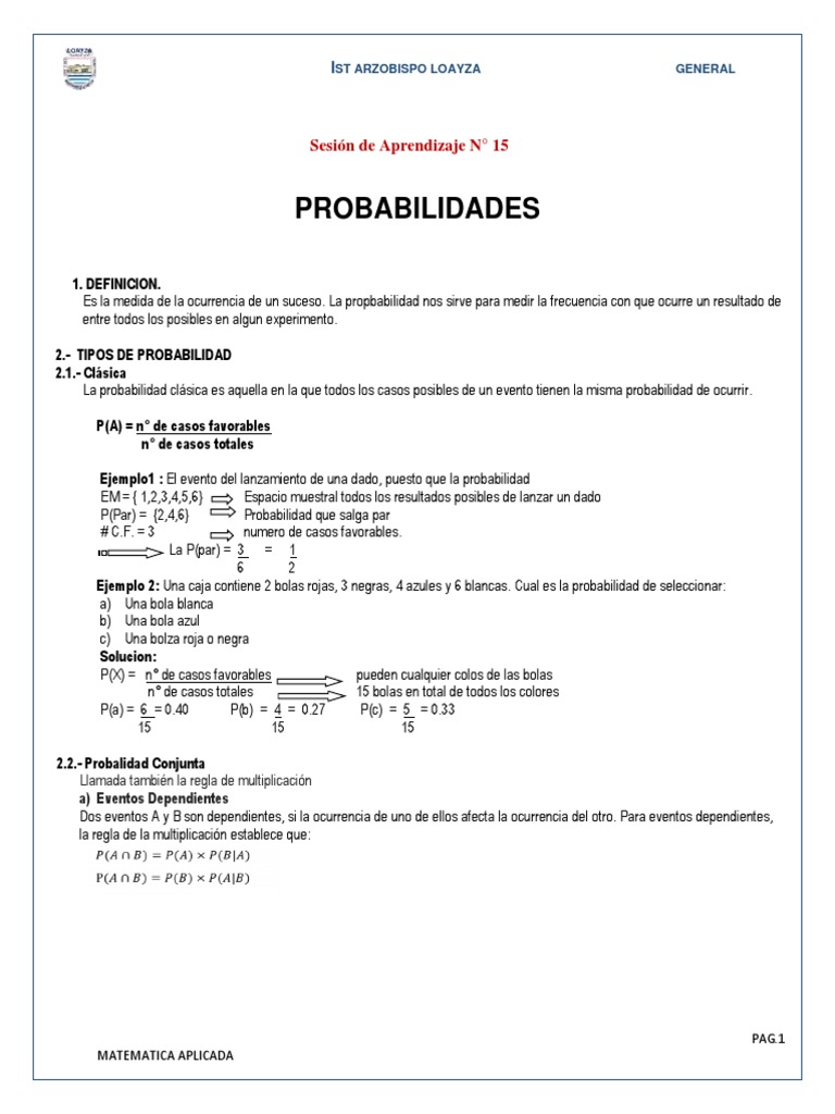 Estrada 15 | PDF | Probabilidad | Probabilidades y estadísticas