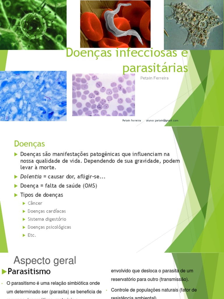 Doenças Infecciosas e Parasitárias | PDF | Vírus | Parasitismo