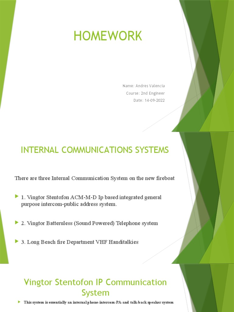 Internal Communications | PDF | Telephone | Ships