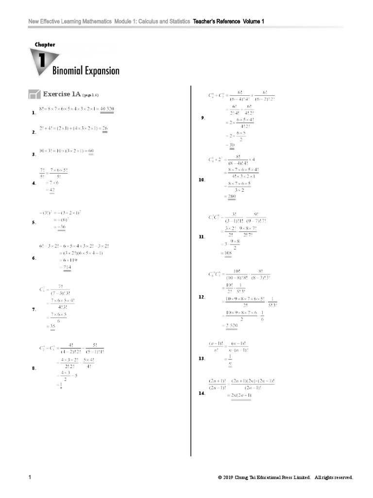 CH 1 Textbook Solution | Download Free PDF | Elementary Mathematics ...