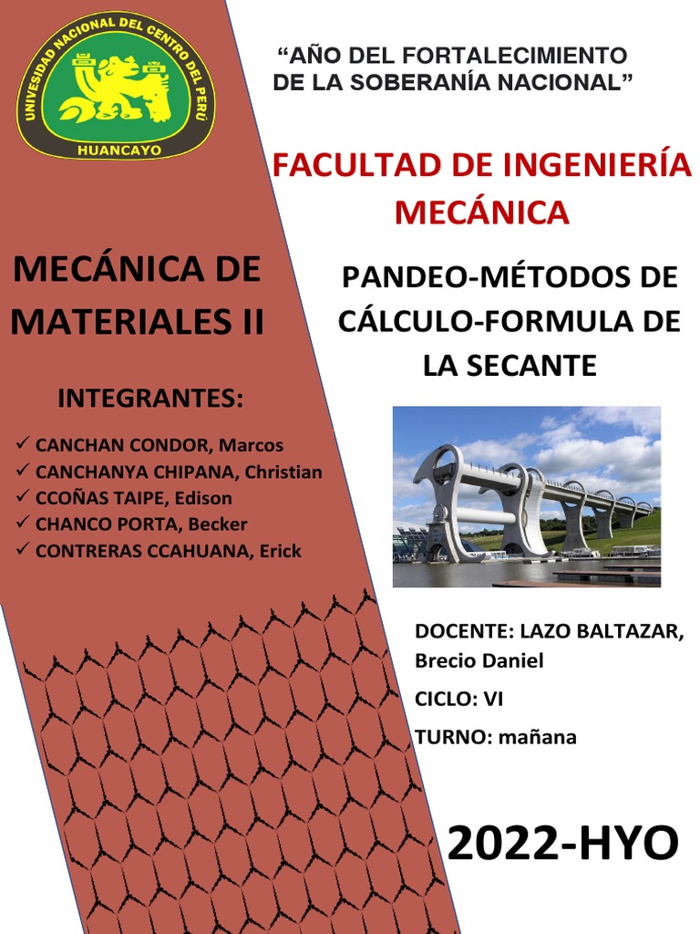 Formula de La Secante-Pandeo | PDF | Doblar | Pandeo