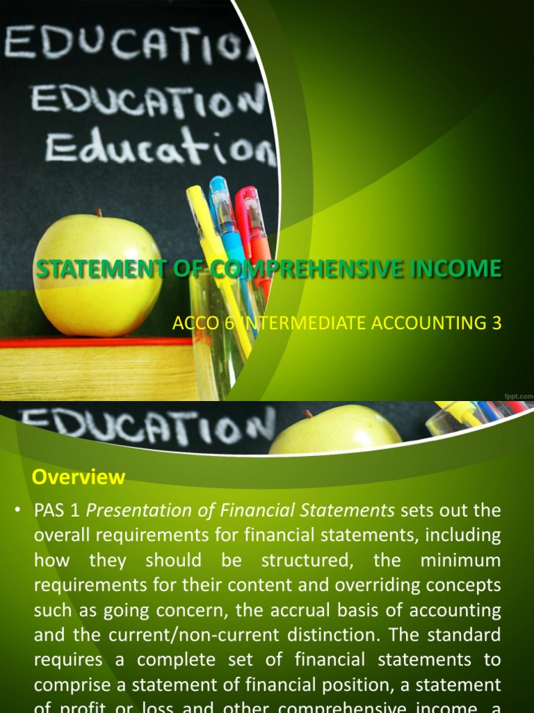 Understanding the Statement of Comprehensive Income | PDF | Income ...