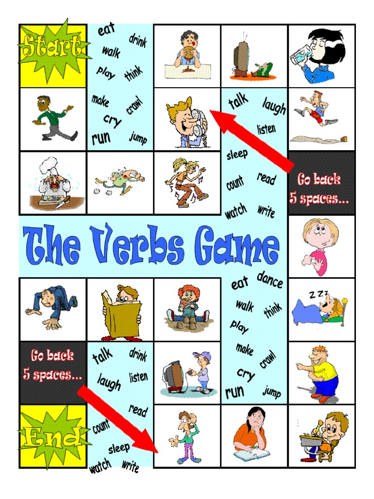 Verb game | PDF