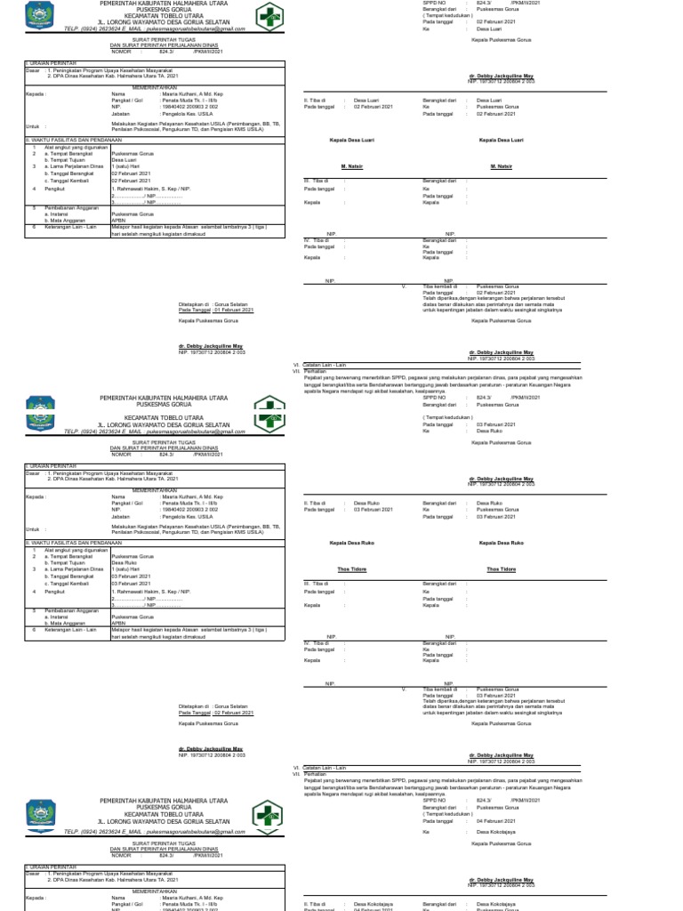Pelayanan Kesehatan USILA | PDF