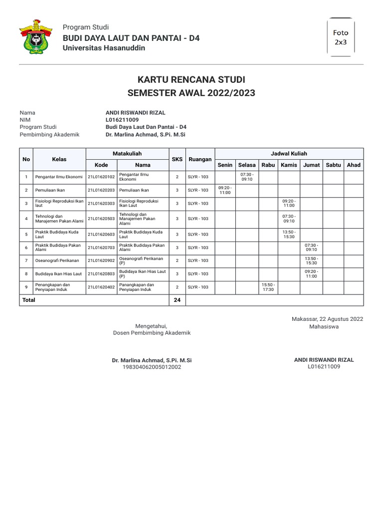KRS - Portal Akademik | PDF