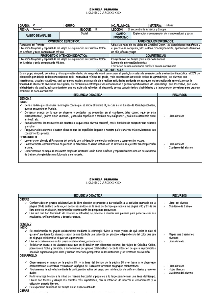 Historia Iii | PDF | Evaluación | Aprendizaje