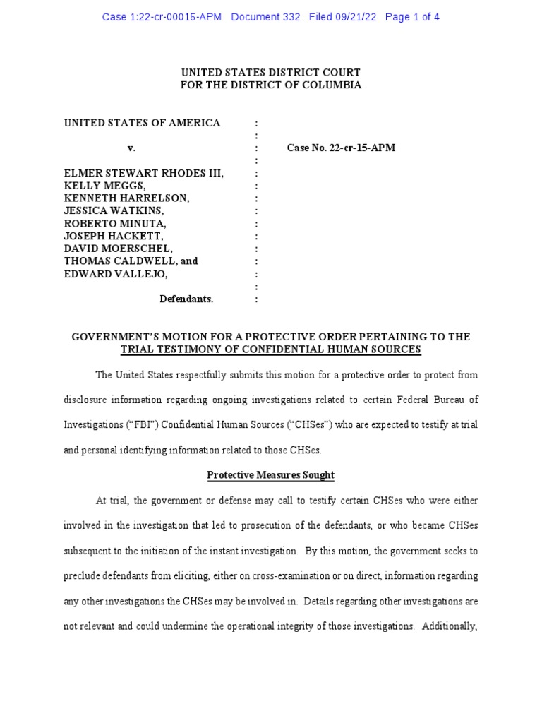 Protective Order for CHS Testimony | PDF | Confrontation Clause | Witness