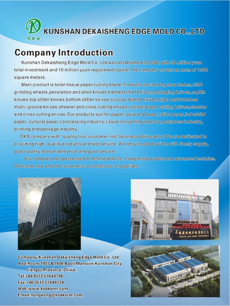 DKS Main Products | PDF