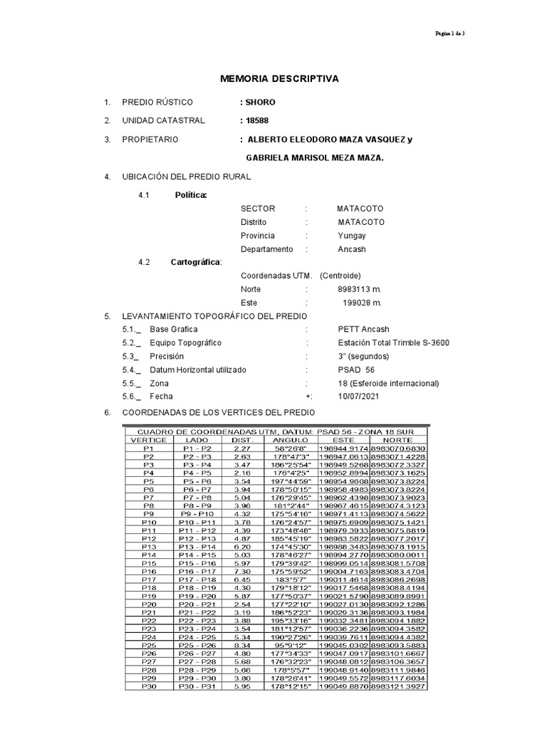 Gabriela Meza 3 | PDF | Geodesia