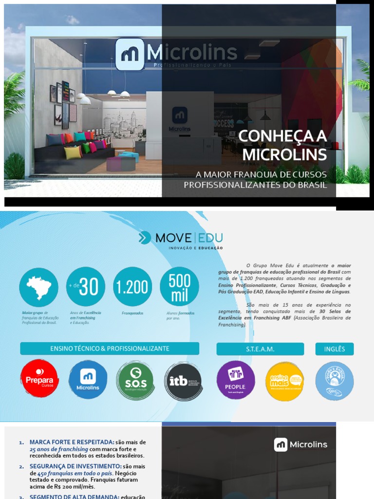 Book Microlins 2022 | Download grátis PDF | Franchising | Desenvolvimento profissional