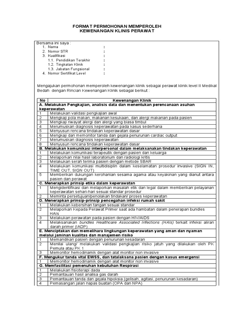 Form Kredensial PK Ii KMB SPK RKK | PDF