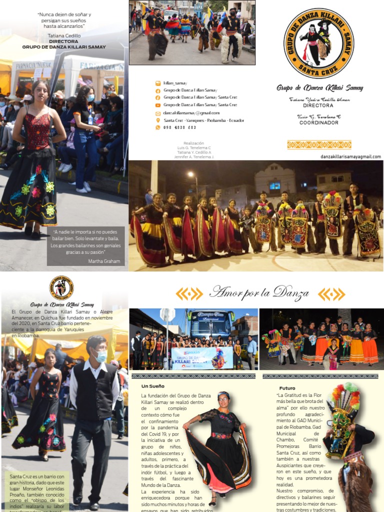 Grupo de Danza Killari Samay Santa Cruz. Riobamba Ecuador | PDF