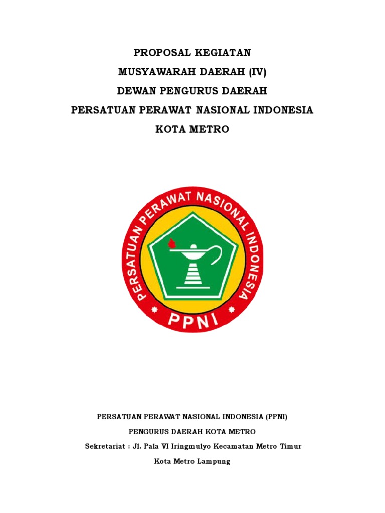 Musda IV PPNI Kota Metro 2022 | PDF | Sains & Matematika