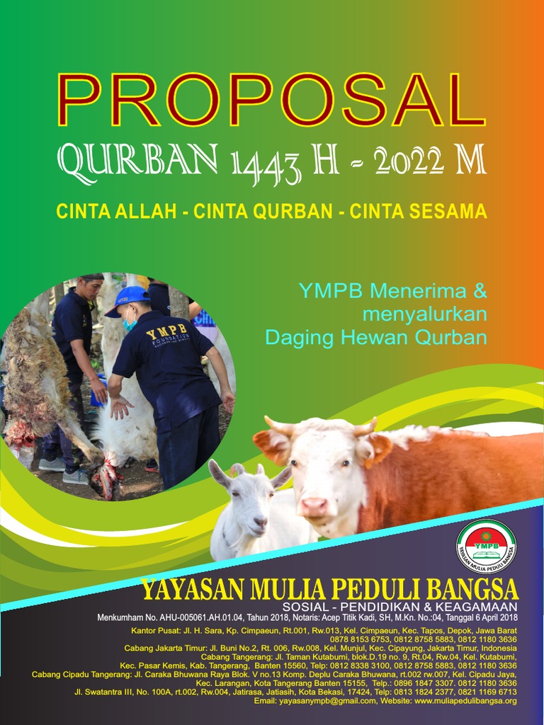 Proposal Qurban 1443 H | PDF