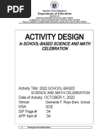 Math and Science Emcee Script | PDF | Teaching Mathematics