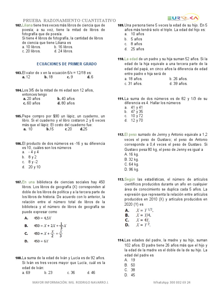 Sesión 7 Razonamiento Cuantitativo | PDF | Science