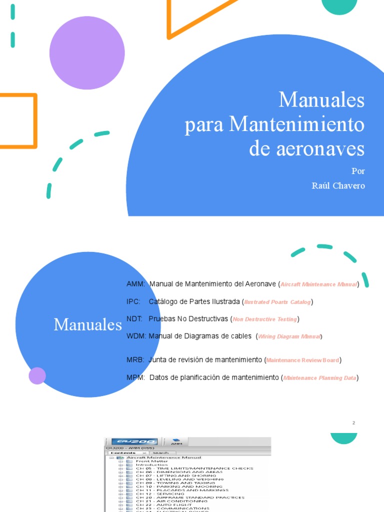 Manuales de Mantenimiento | PDF | Aviación | Aeronave