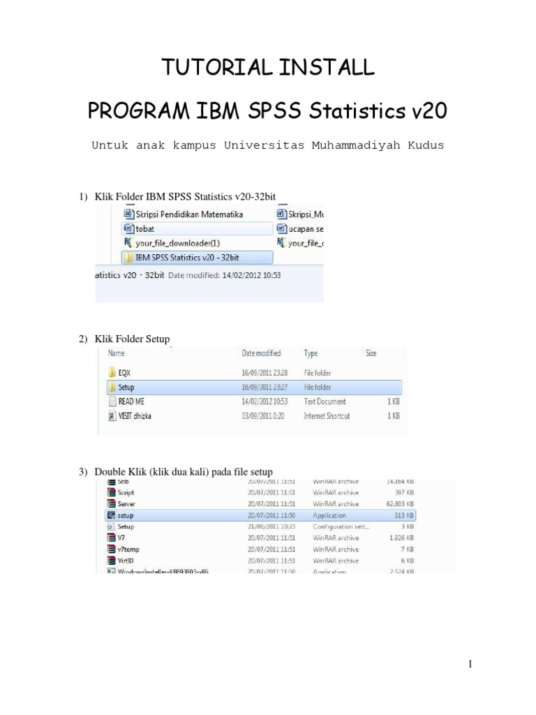 INSTAL SPSS | PDF