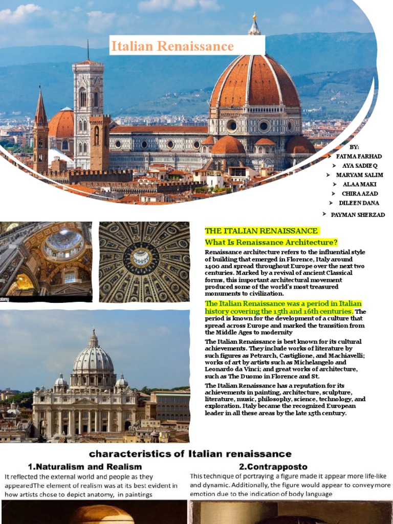 Presentation Italian 2 | PDF | Renaissance | Italy