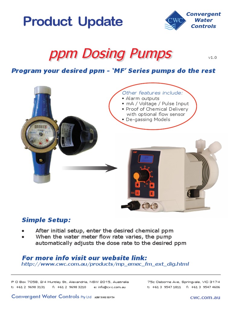 PPM Dosing Pumps | PDF