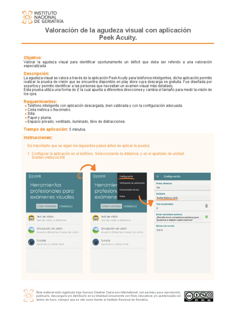 Prueba Visual con Peek Acuity App | PDF | Negocios | Tecnología