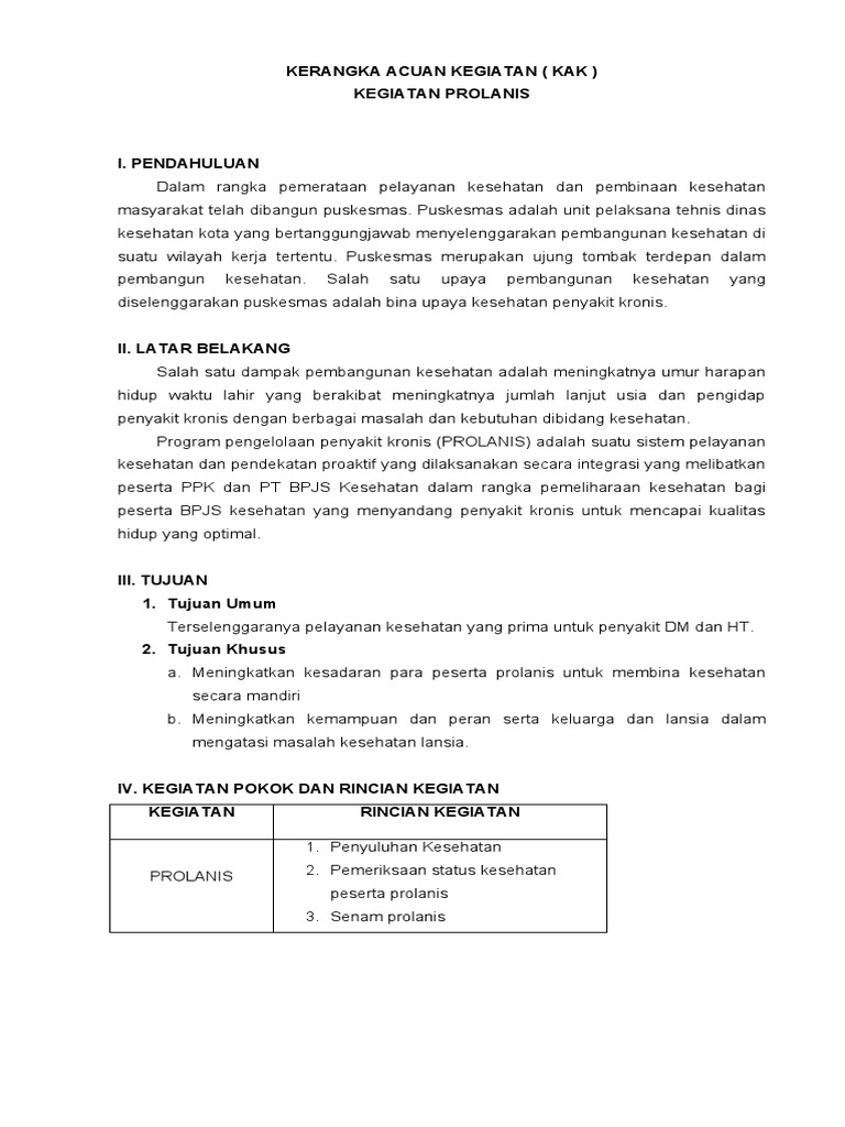 Kak Prolanis | PDF