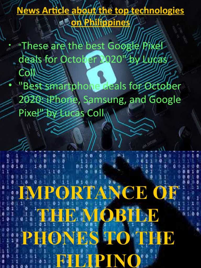 Importance of Mobile Phones To Filipino | PDF | Smartphone | Mobile Phones