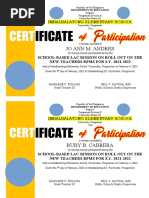 Certificate For SSG Officers | PDF