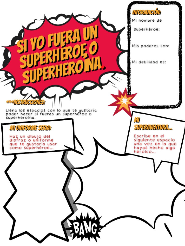 Si Yo Fuera Un Superheroe o Superherionia) | PDF