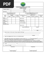 Contoh Formulir Cuti Karyawan | PDF