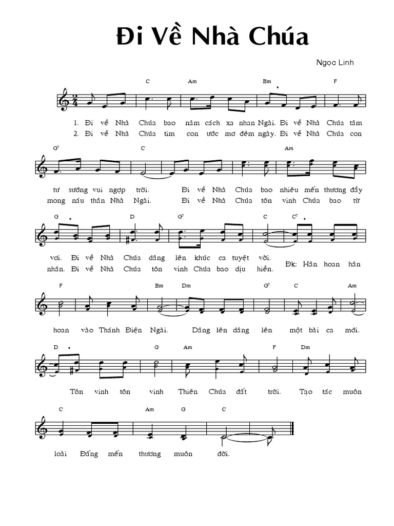 Di Ve Nha Chua | PDF