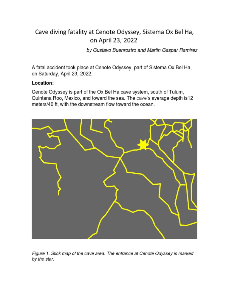 Odyssey Cave fatality-FINAL | PDF | Underwater Diving | Scuba Diving