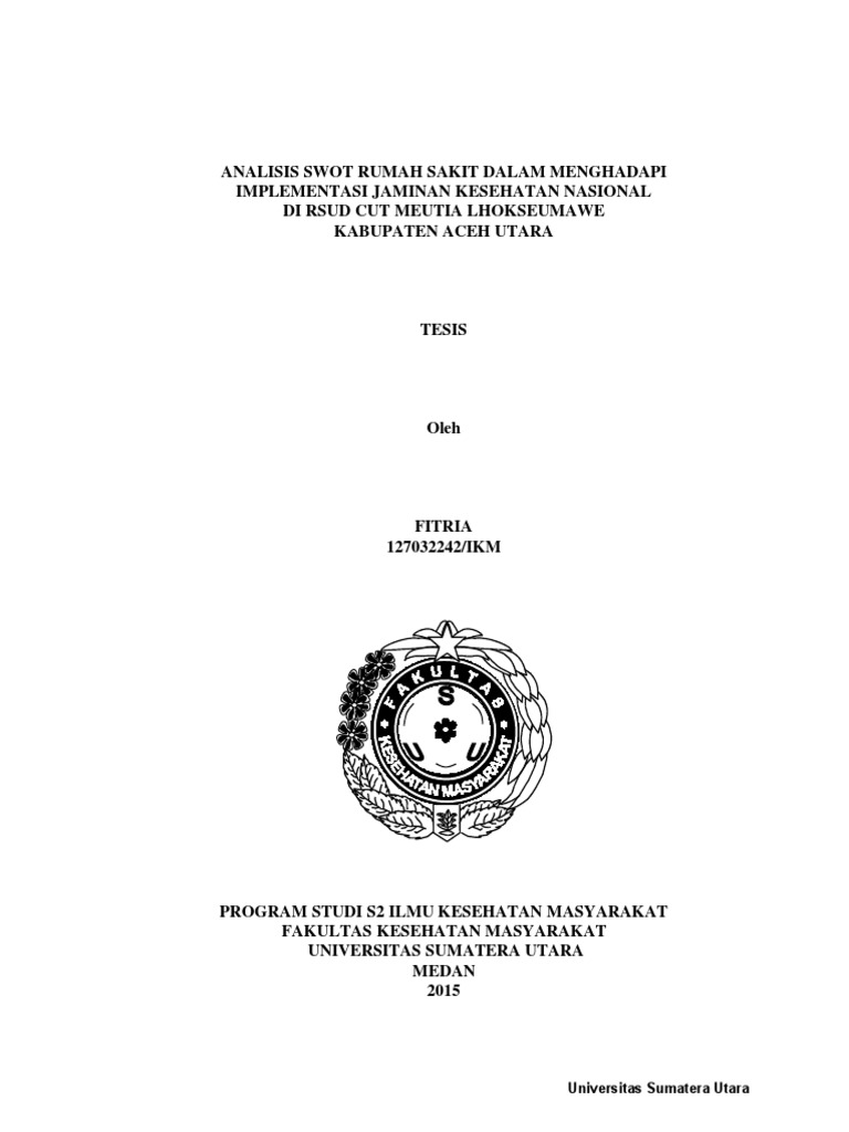 Contoh Tesis Strategi Peningkatan Kualitas Layanan | PDF | Pengembangan ...