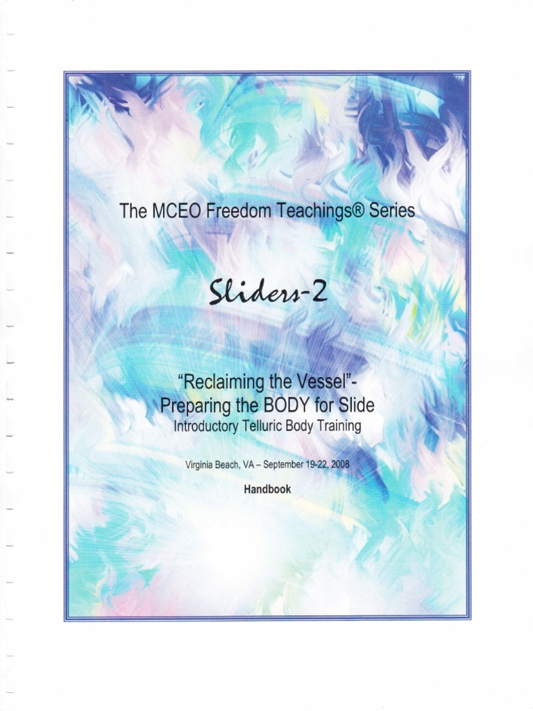 Sliders 2 Handbook Reclaiming The Vessel | PDF | Spirituality | Science