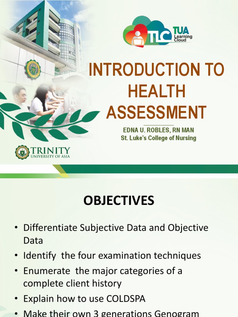 Ha Intro - Ms Robles Day 2 | PDF | Physical Examination | Medical Diagnosis