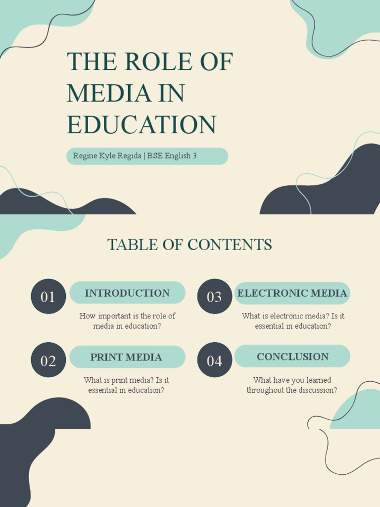 (LLMD) Educational Media (Prelim Report) | PDF | Mass Media | Communication