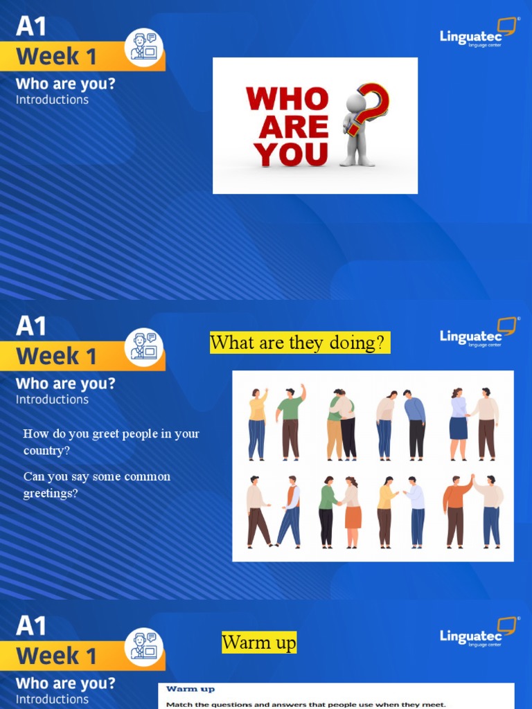 A1 English Greetings and Conversations | PDF
