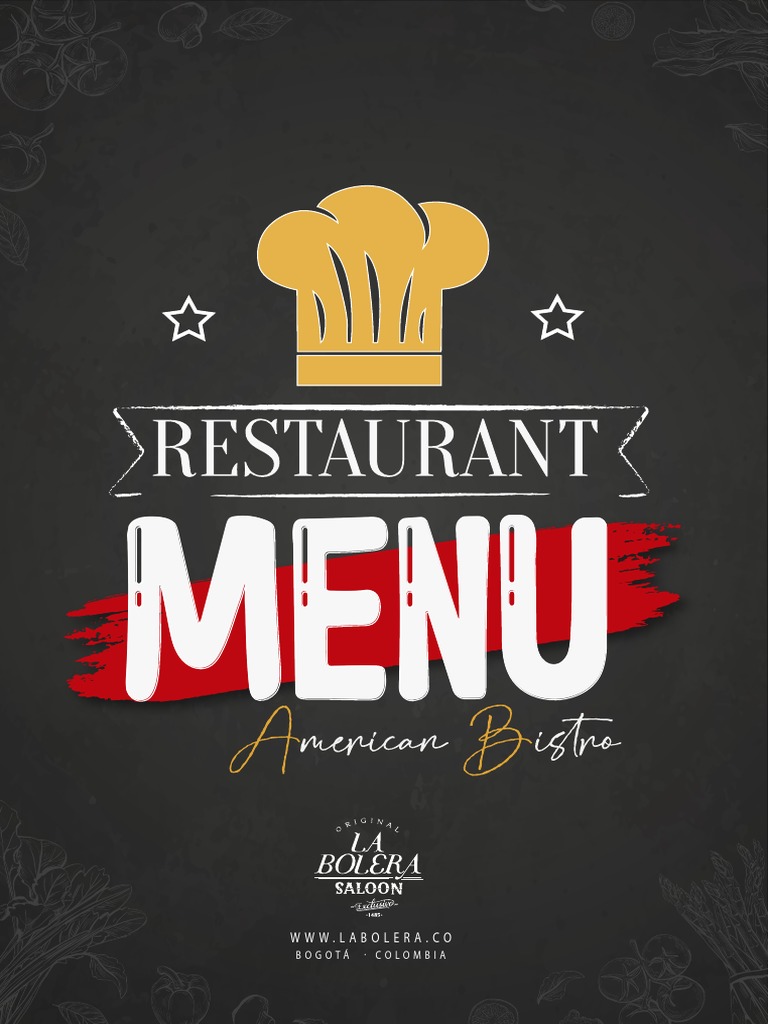 American Bistro Menu 2022 La Bolera Saloon | PDF | ensalada | Salsa