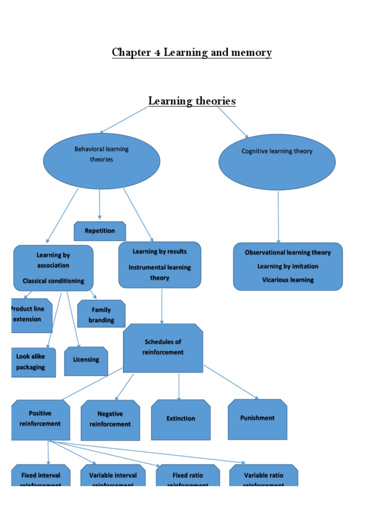 Chapter 4 Learning and Memory Chart | PDF