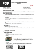 Araling Panlipunan: Unang Markahan Modyul 4: Partisipasyon NG Mga Kababaihan Sa Himagsikan | PDF